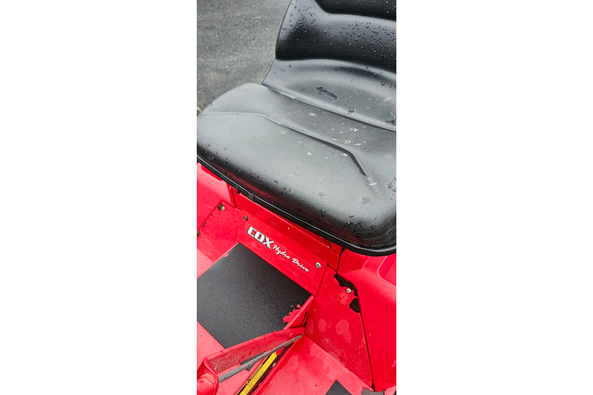 Second Hand Cox Ride On Mower | All About Mowers and Chainsaws