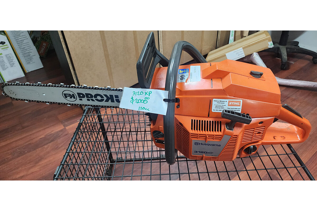 Second Hand Husqvarna 3120XP Petrol Chainsaw | All About Mowers and ...