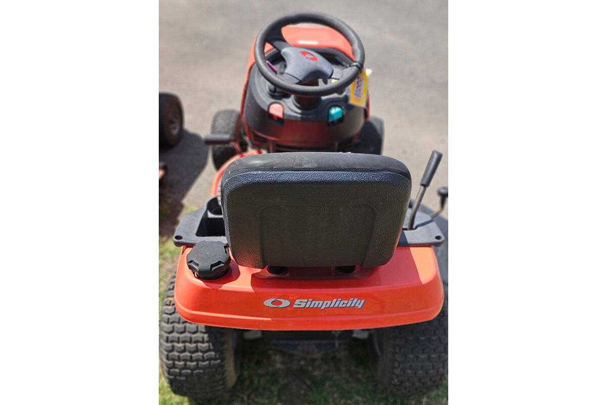 Second Hand Simplicity Ride On Mower | All About Mowers and Chainsaws